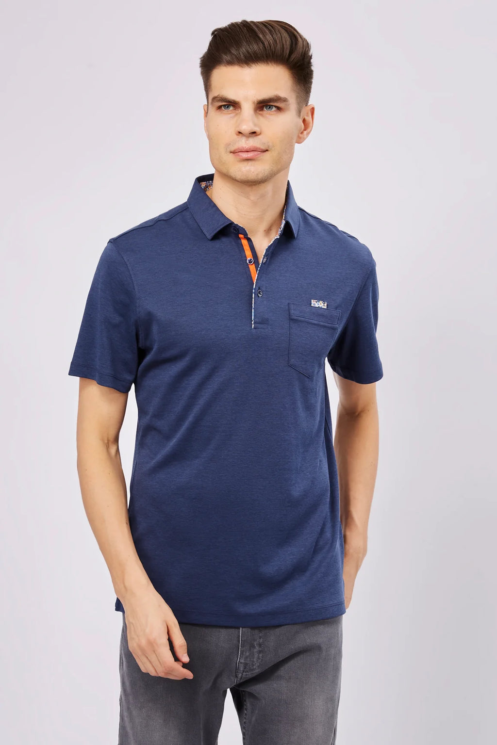 Max Colton Navy Polo – Luchiano Visconti Online