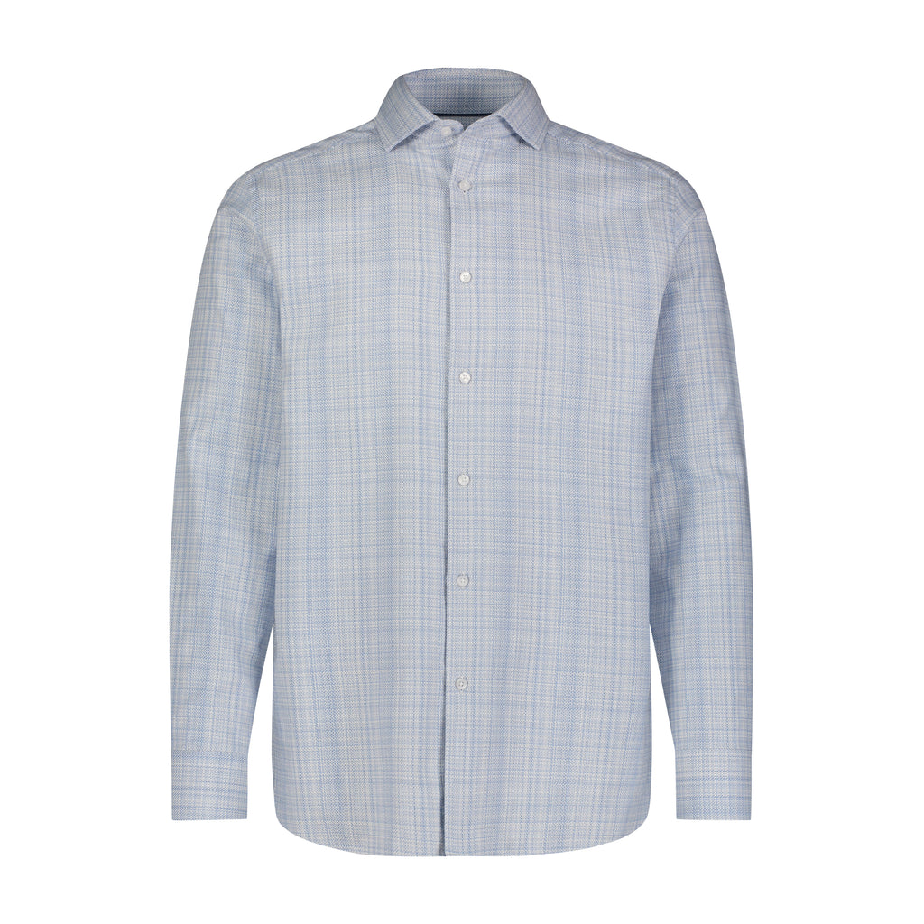 Tri Color Basket Weave Shirt – Luchiano Visconti Online